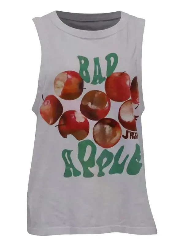 JW Anderson Bad Apple Sleeveless T-shirt - White