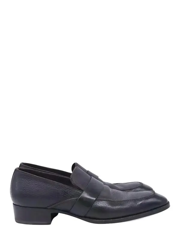 TOM FORD Leather Square-toe Loafers - Black