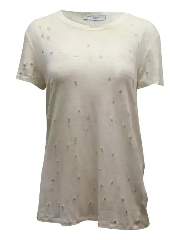 IRO PARIS Distressed T-shirt - Neutrals