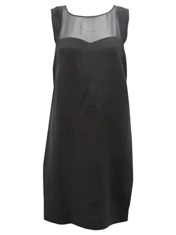 Sandro Rialto Sheer Dress - Black