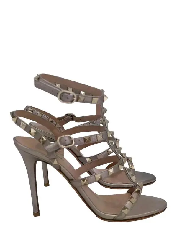 Valentino Garavani Rockstud Caged Sandals - Grey
