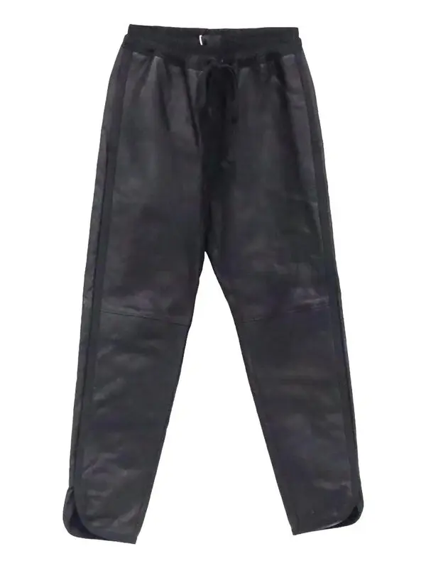 Fear Of God Leather Elasticated Trousers - Black