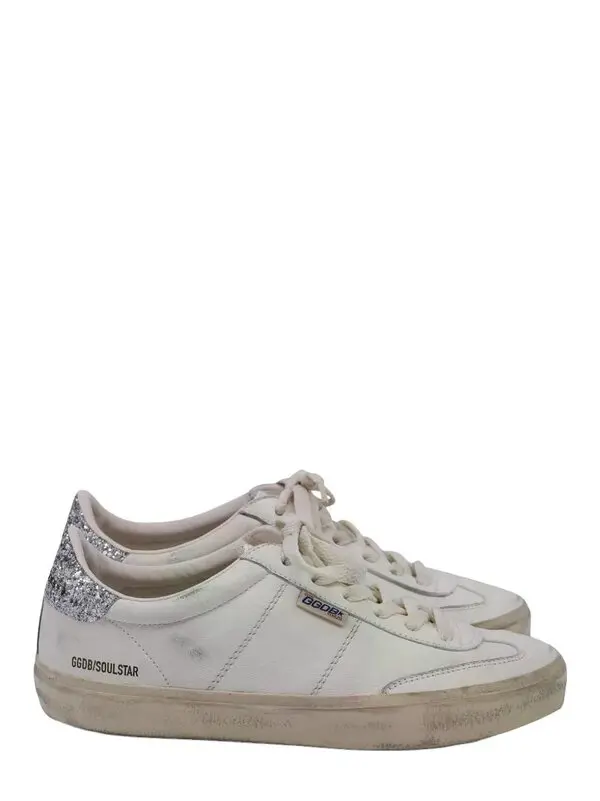 Golden Goose Soul-star Glitter Low-top Sneakers - Neutrals