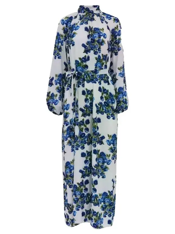 EMILIA WICKSTEAD Elanda Floral Maxi Dress - White