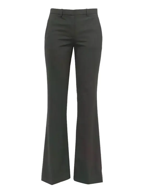 Theory Demetria Flared Trousers - Green