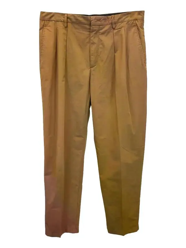 Valentino Garavani Pleated Chino Pants - Brown