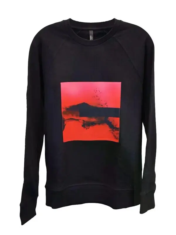 Neil Barrett Printed Cotton Sweatshirt - Black