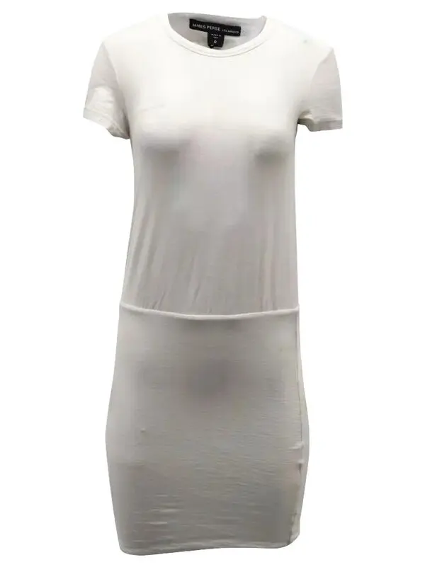 JAMES PERSE Fitted Mini Dress - White