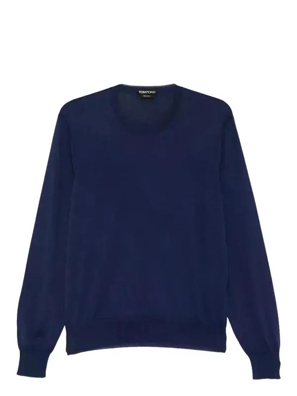TOM FORD Long-sleeve Crew-neck Sweater - Blue