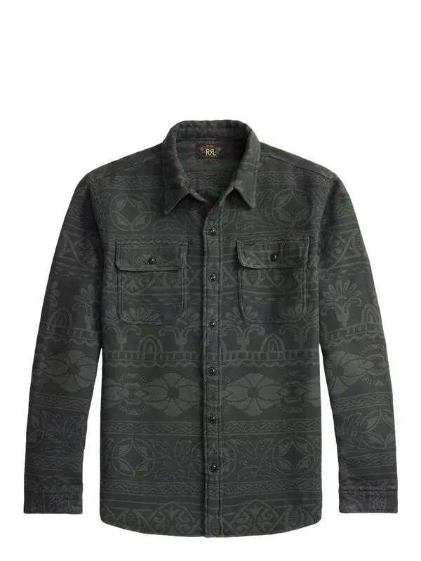 Ralph Lauren Abstract-pattern Overshirt - Grey