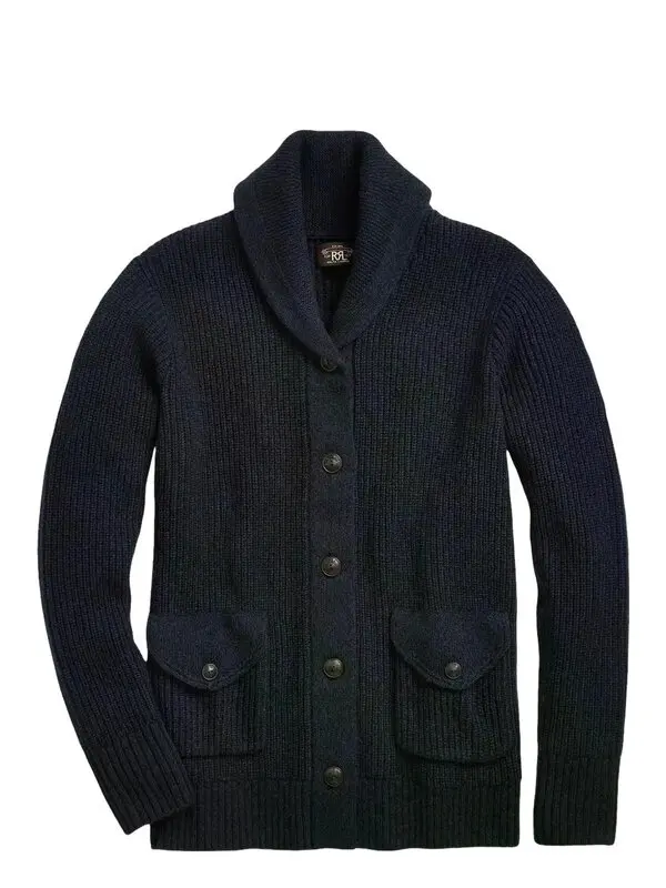 Ralph Lauren Shawl-collar Buttoned Cardigan - Blue