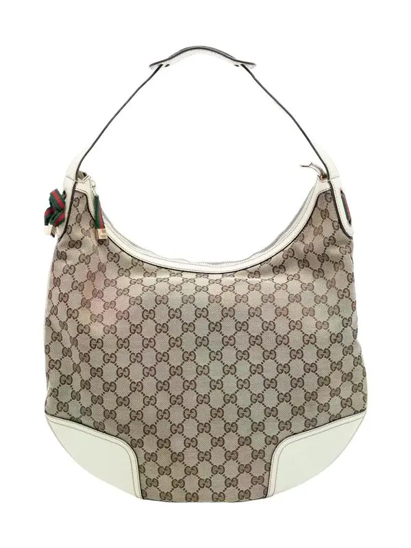 Gucci Large Gg Canvas Princy Hobo Bag - Brown