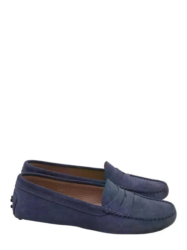 TOD'S Gommino Suede Loafers - Blue