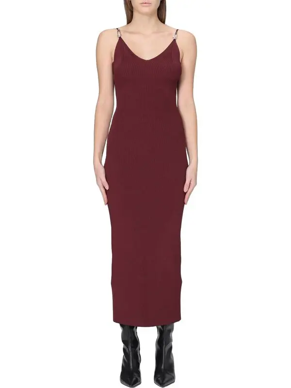 Versace Sleeveless Maxi Dress - Burgundy