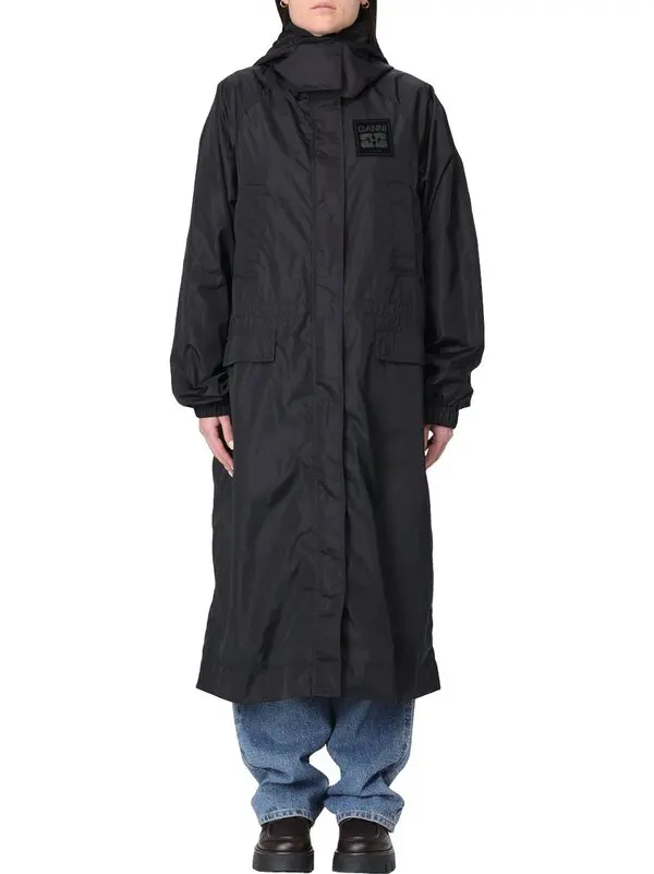 GANNI Long Jacket - Black