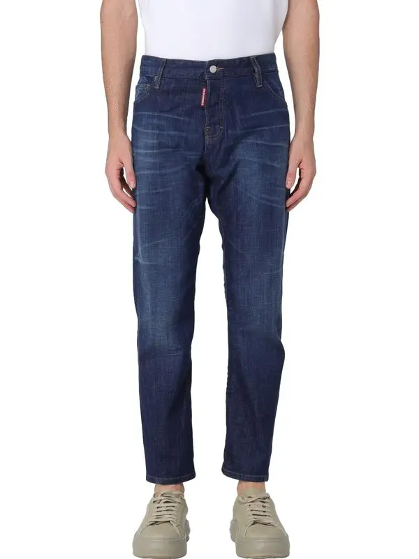 Dsquared2 Straight Leg Jeans - Navy