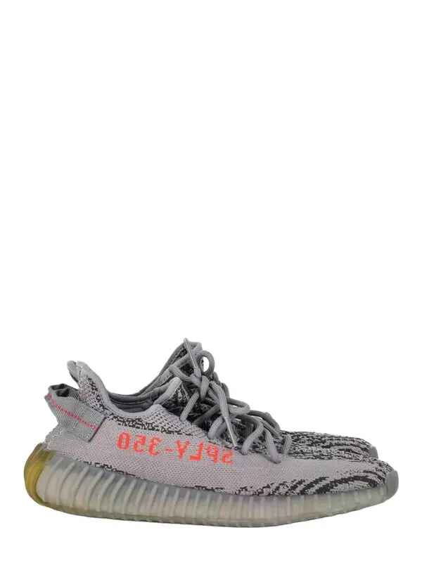Yeezy 350 V2 Knit Sneakers - Grey