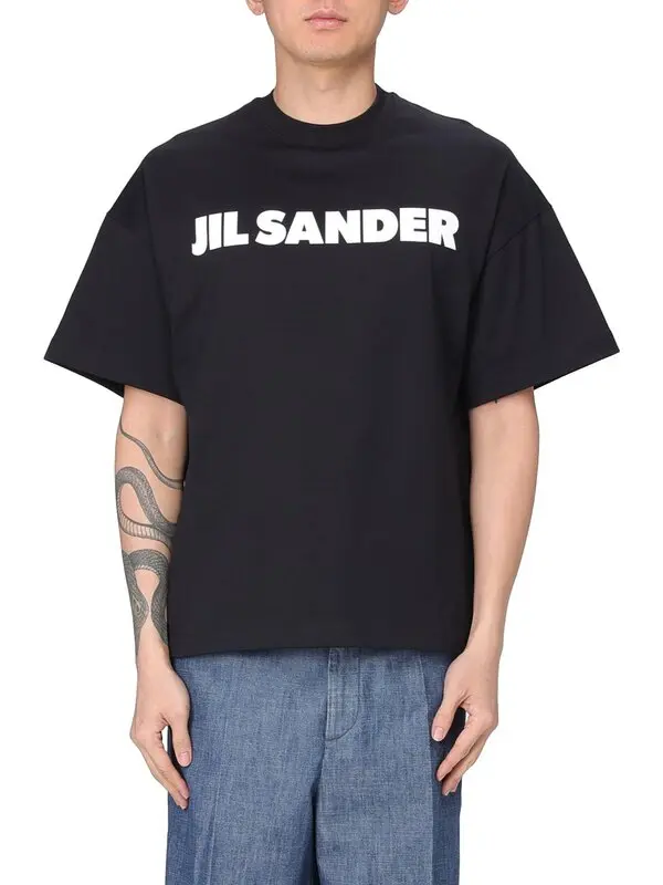 JIL SANDER Logo T-shirt - Black