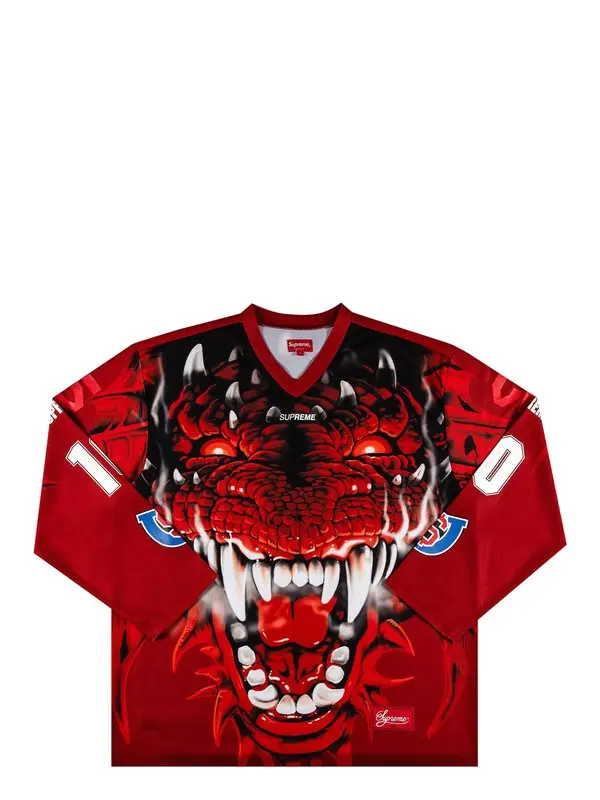 Supreme Dragon Hockey Jersey - Red