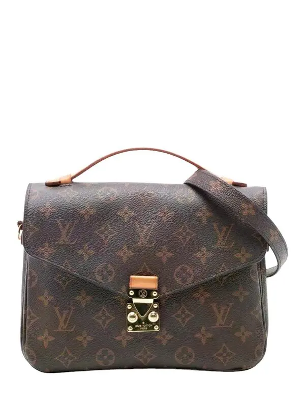 LOUIS VUITTON 2019 Monogram Pochette Metis - Brown