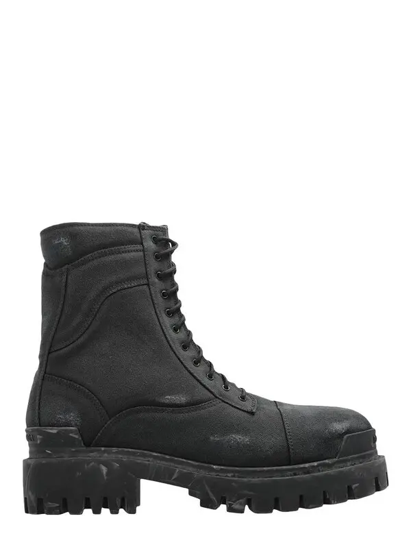 Balenciaga Combat Strike Boot - Black