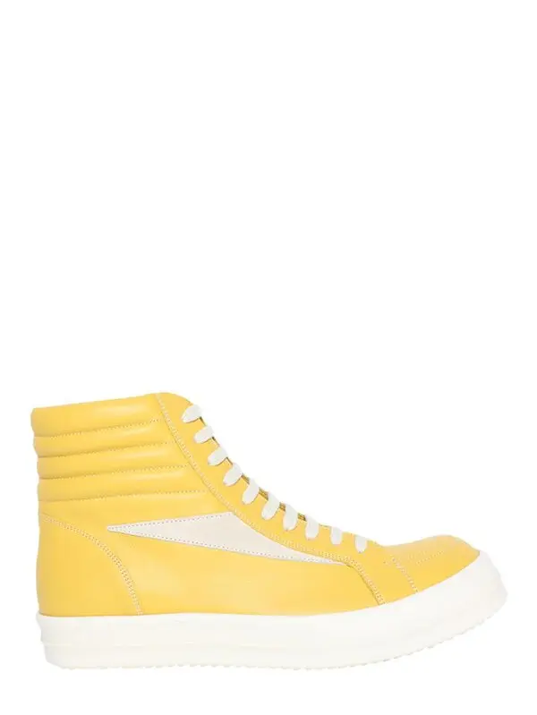 Rick Owens Porterville Vintage High 'lemon - Yellow