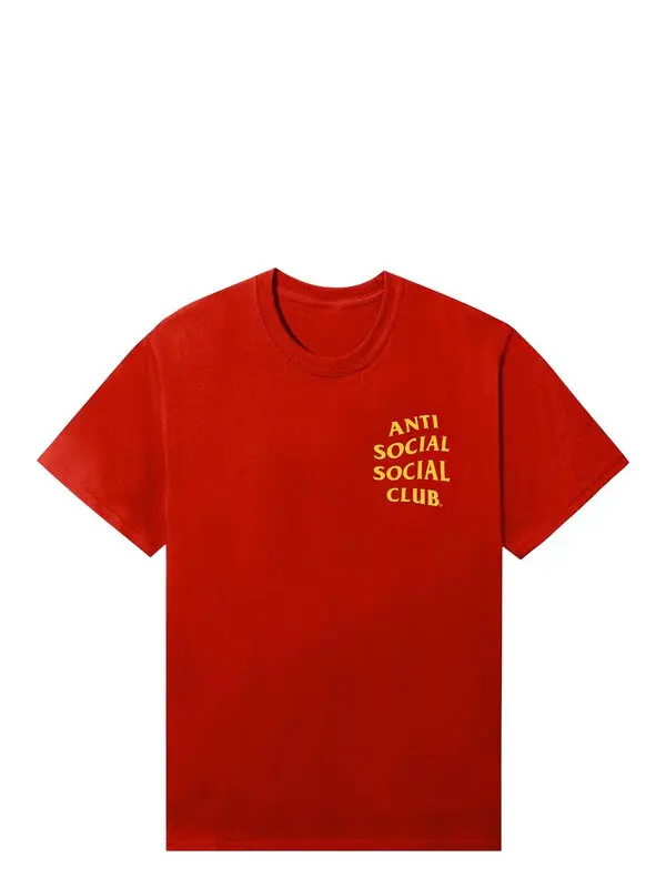 ANTI SOCIAL SOCIAL CLUB Classic Mind Games Tee - Red