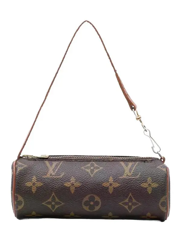 LOUIS VUITTON Monogram Papillon Pochette - Brown