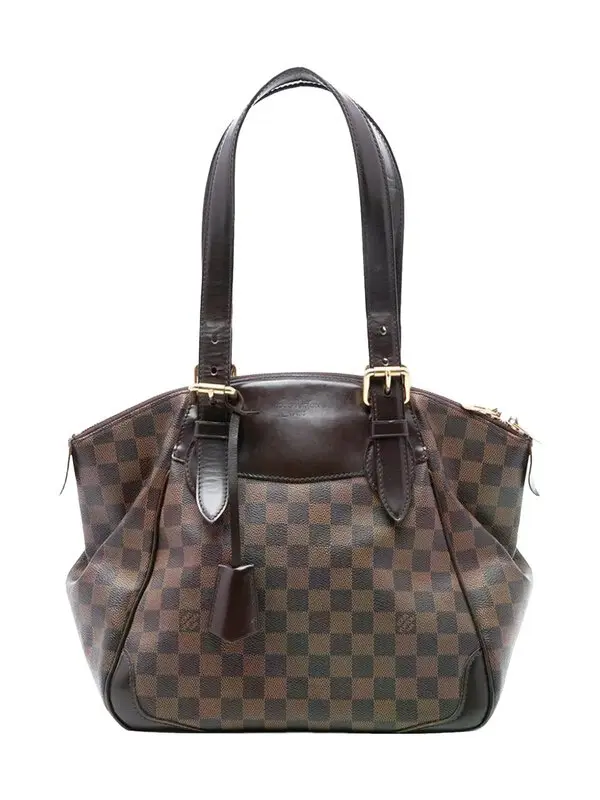LOUIS VUITTON Damier Ebene Verona Mm Shoulder Bag - Brown