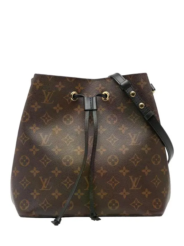 LOUIS VUITTON 2019 Monogram Neonoe Mm Bucket Bag - Brown