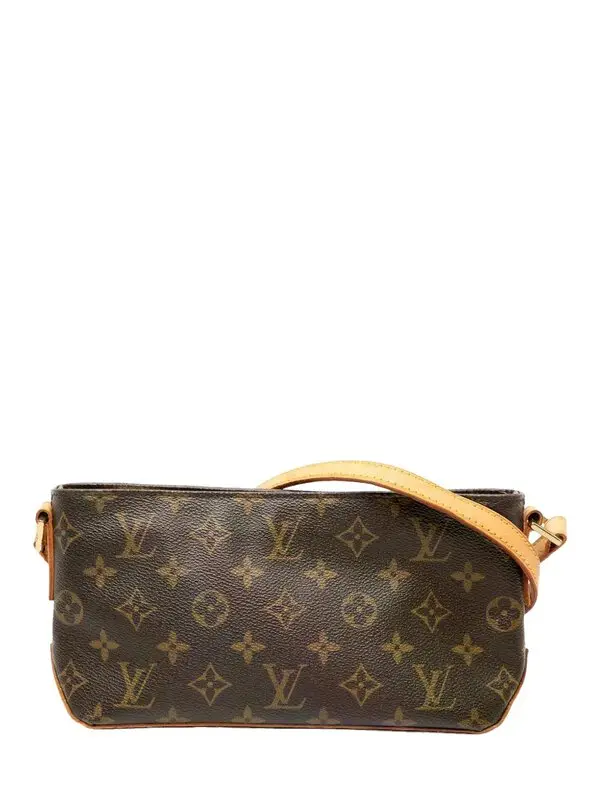 LOUIS VUITTON 2002 Monogram Trotteur Crossbody Bag - Brown