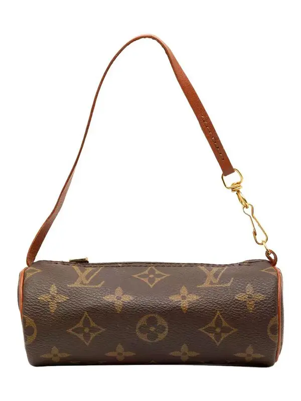 LOUIS VUITTON 1990-2020 Monogram Papillon Pochette - Brown