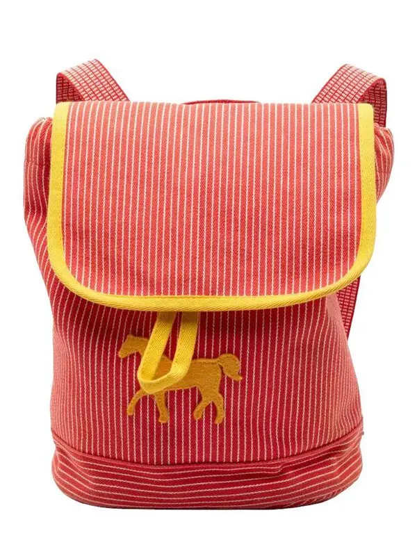 Hermès 2000-2020 Toile Cavalcolor Backpack - Red