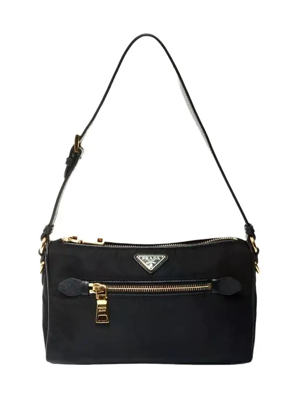Prada Nylon Shoulder Bag - Black