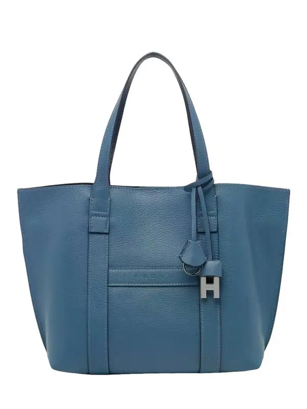 Hogan Logo-tag Tote Bag - Blue