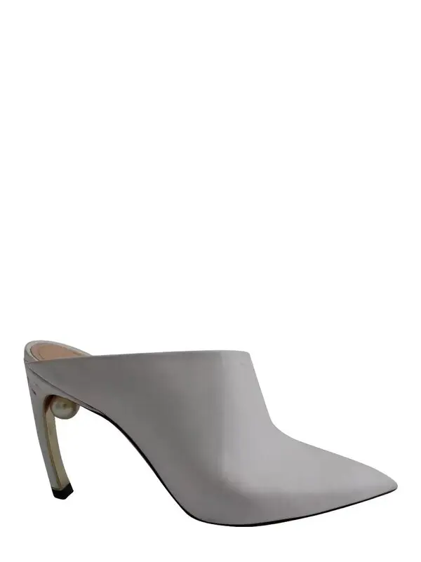 NICHOLAS KIRKWOOD Leather Mules - White