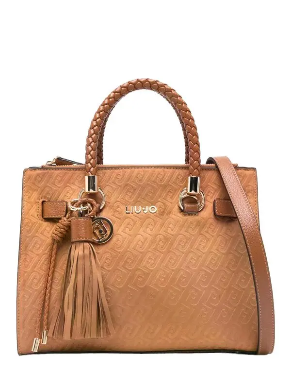 Liu Jo Small Braided-handle Tote Bag - Brown