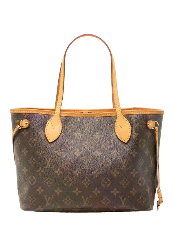 LOUIS VUITTON 2008 Monogram Neverfull Pm Tote Bag - Brown