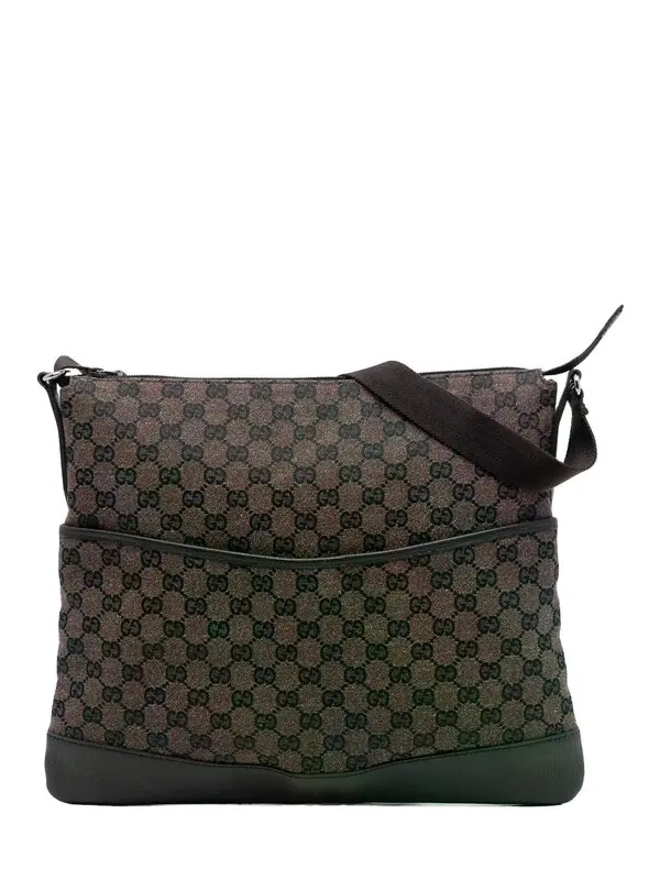 Gucci Gg Canvas Crossbody Bag - Brown