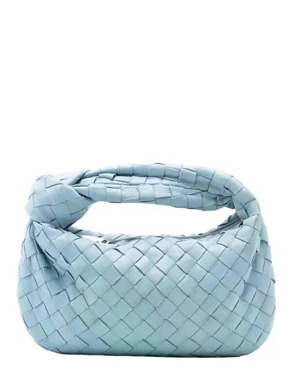 Bottega Veneta 2012-2025 Mini Nappa Intrecciato Jodie Hobo Bag - Blue