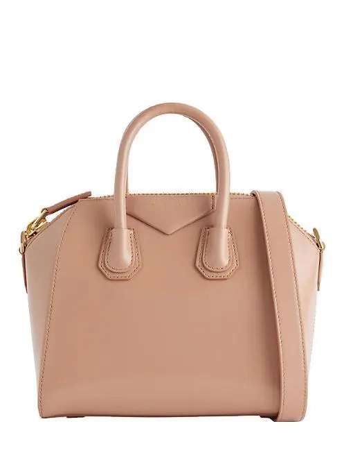 Givenchy Antigona Mini Leather Top Handle Bag - Blush Pink Gold