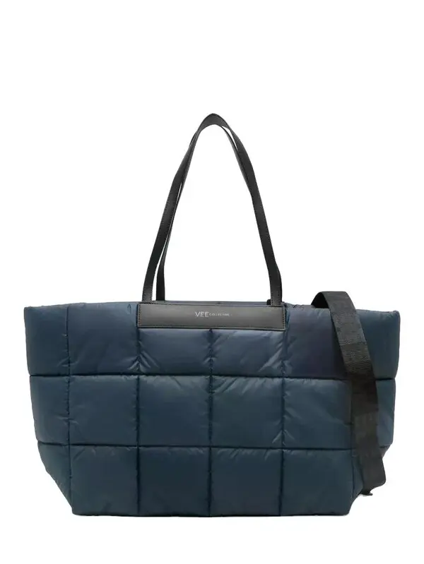 VEECOLLECTIVE Porter Marché Quilted Tote Bag - Blue