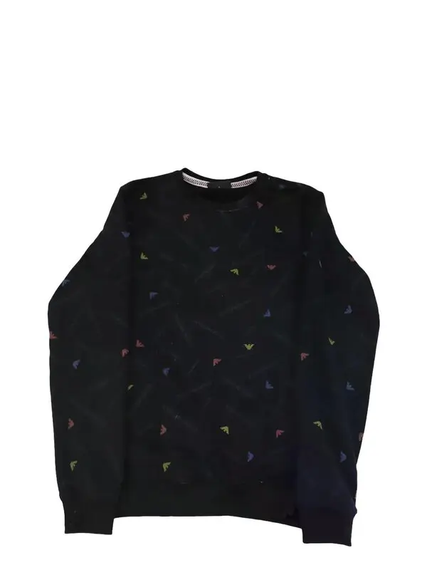 Emporio Armani Logo-print Sweatshirt - Black