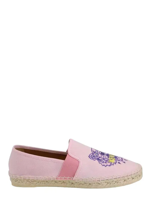 Kenzo Logo-embroidery Espadrilles - Pink