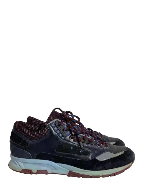 LANVIN Panelled Runner Sneakers - Blue