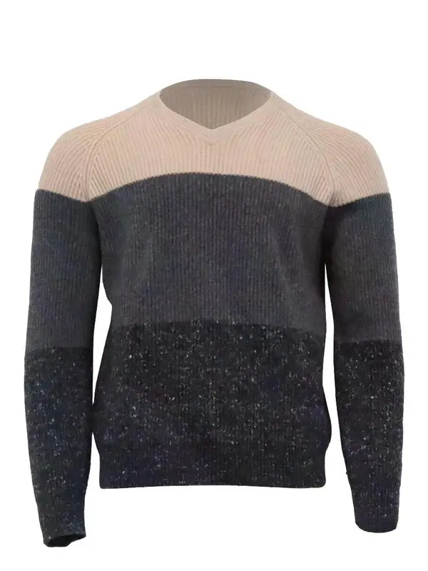 Brunello Cucinelli Colourblock Sweater - Grey