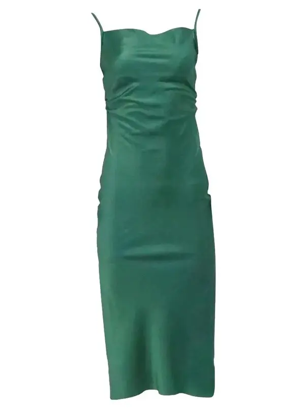 Nanushka Square-neck Midi Dress - Green