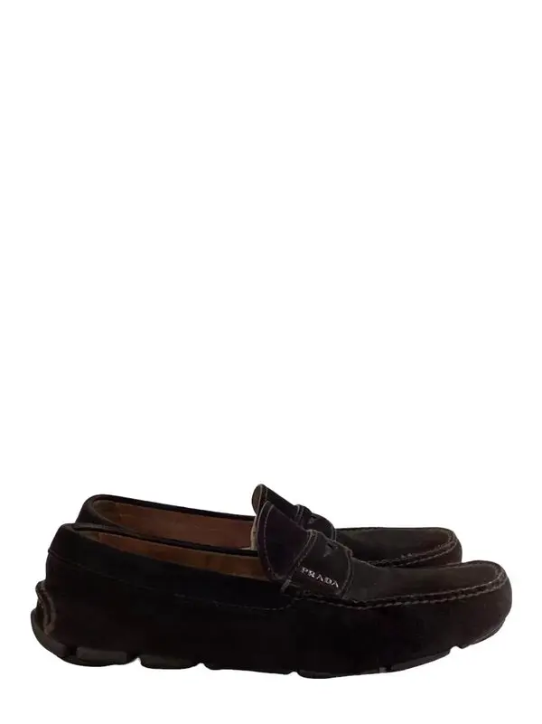 Prada Penny-slot Loafers - Brown
