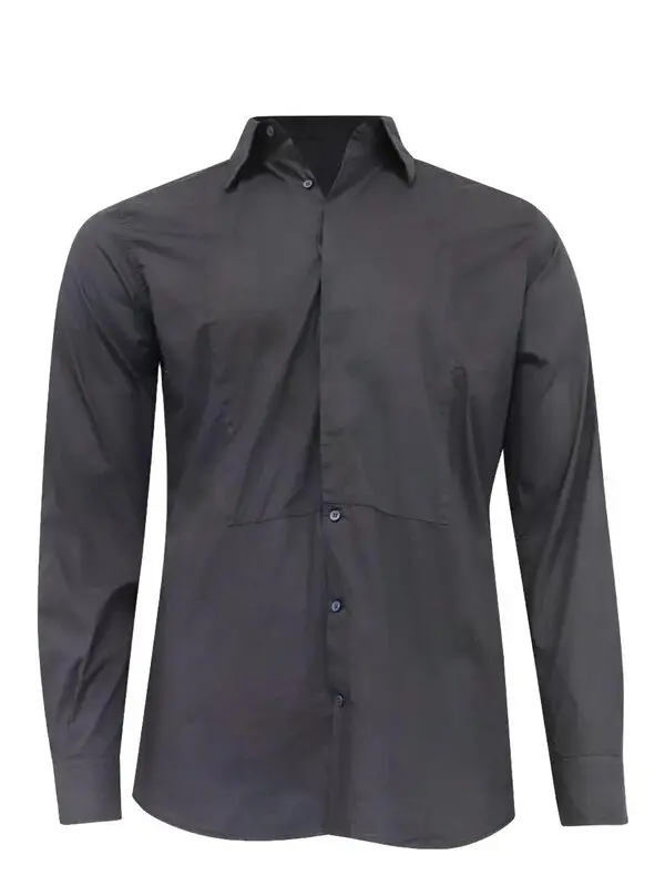 Dolce & Gabbana Button-down Tuxedo Shirt - Grey