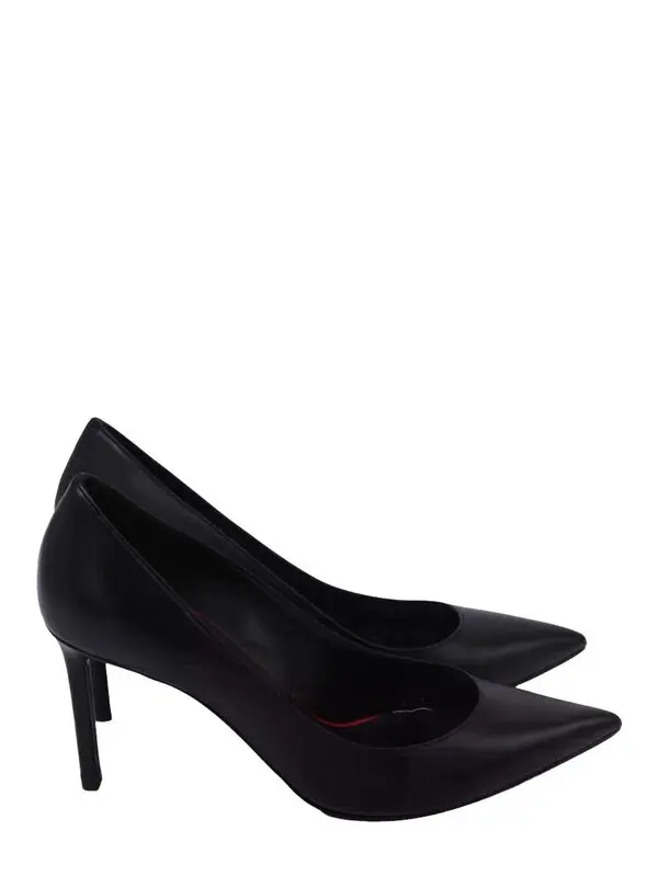 Saint Laurent Anja Pointed-toe Pumps - Black